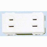 Panasonic Receptacle Flat Pin Duplex White - CONST.PH