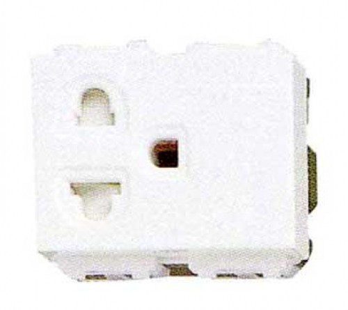 Panasonic Receptacle Universal White w/ Ground w/ Shutter - CONST.PH