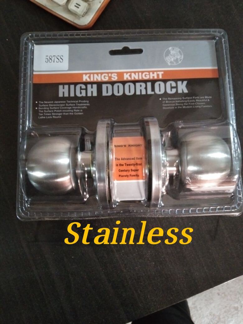 King's Knight High Door Lock Stainless - CONST.PH