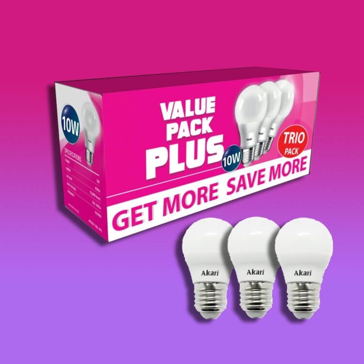 Akari APLED3-10DL-VP2 3pcs Led Value Pack 10W, 6500K Daylight - CONST.PH