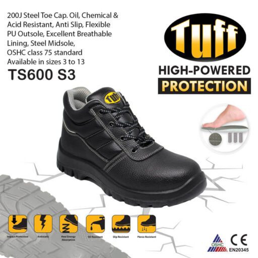 TUFF SAFETY SHOES TS600 S3 - CONST.PH
