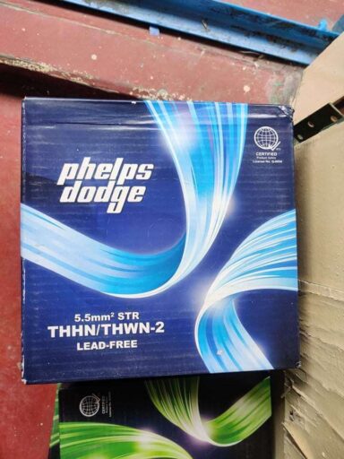 Phelps Dodge THHN / THWN 5.50mm2 Length 150meters - CONST.PH