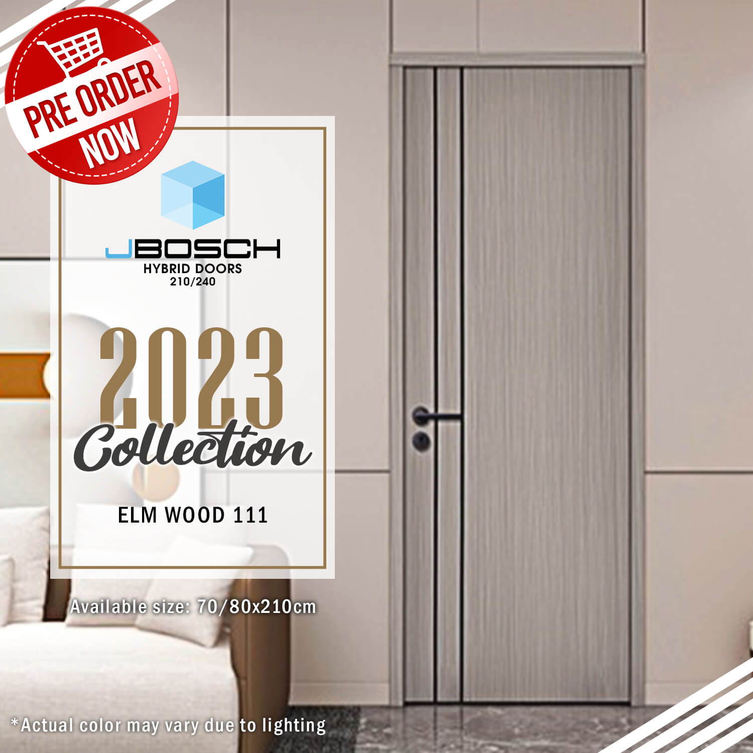 Jbosch Hybrid Doors Elm Wood 111 - CONST.PH